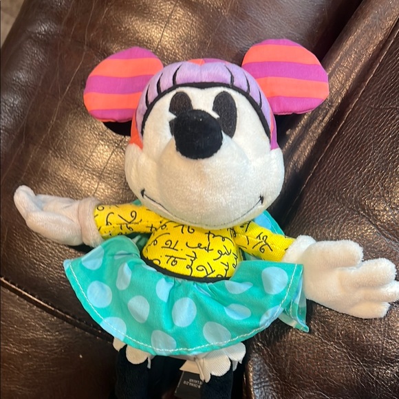 Disney | Toys | Disney Britto Minnie Mouse Plush Toy Limited Edition ...